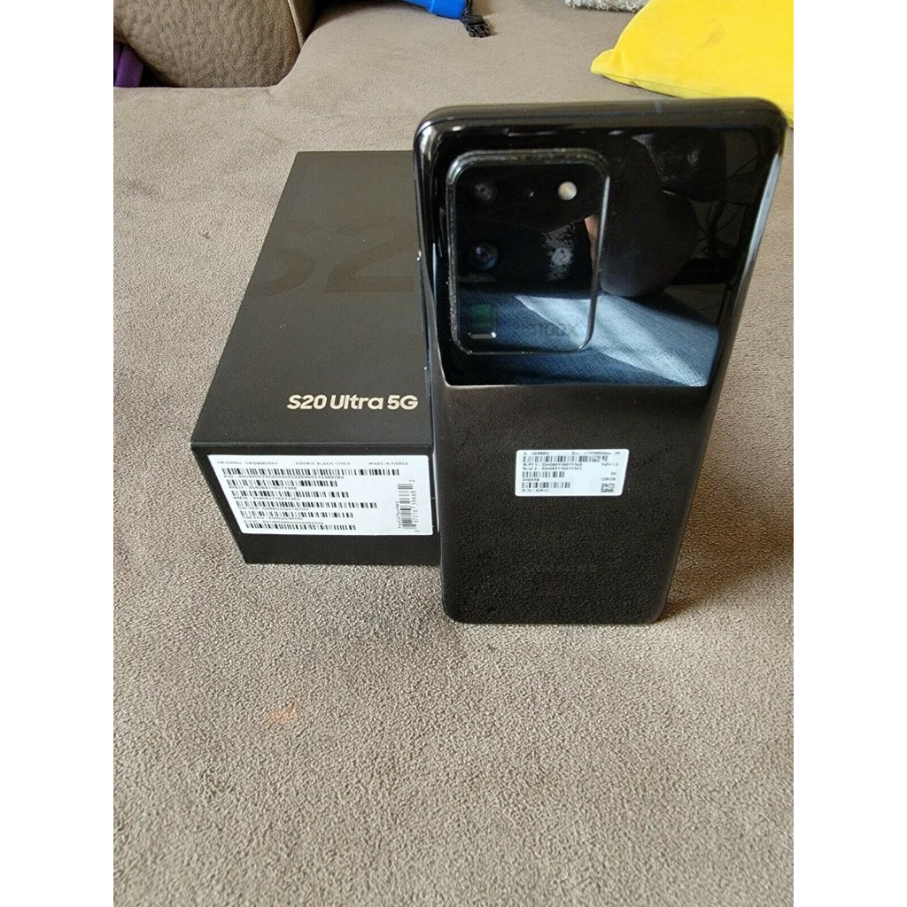 Samsung Galaxy S20 Ultra 5G SM-G988U - 128GB - Cosmic Black | Shopee ...