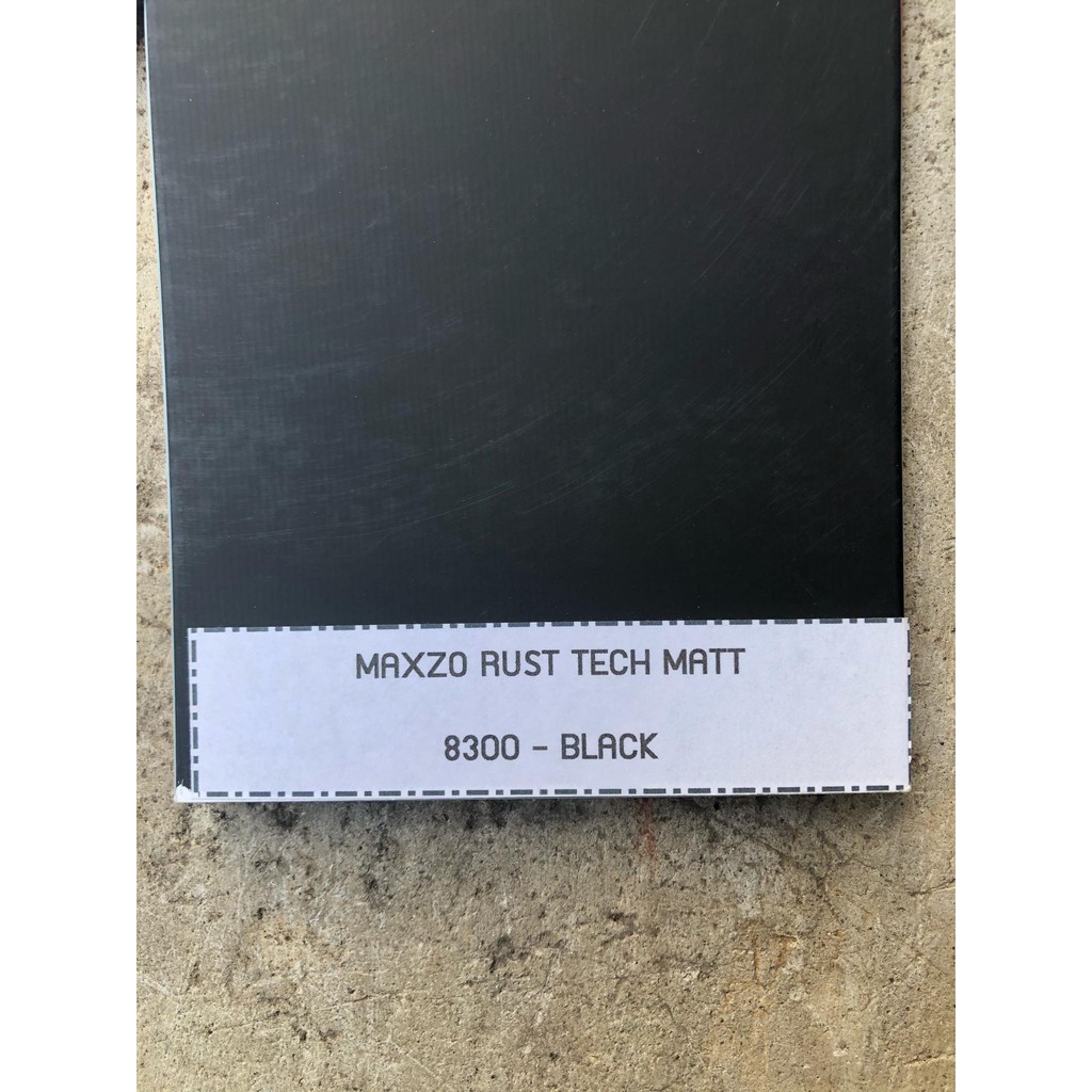 Maxzo Rust tech สีรองพื้นและสีทับหน้ากันสนิม2 in 1 โทนสีดำด้าน #8300 ...