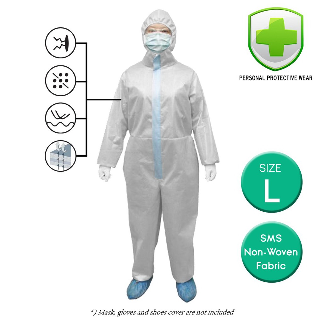 MONTANA Hazmat Suit Corona Protective Medical PPE Clothing Waterproof ...