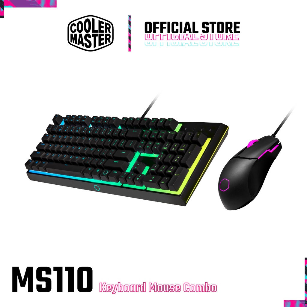 Cooler Master Keyboard Combo MS110 คีย์บอร์ดสำหรับเล่นเกม คีย์บอร์ดเกม ...