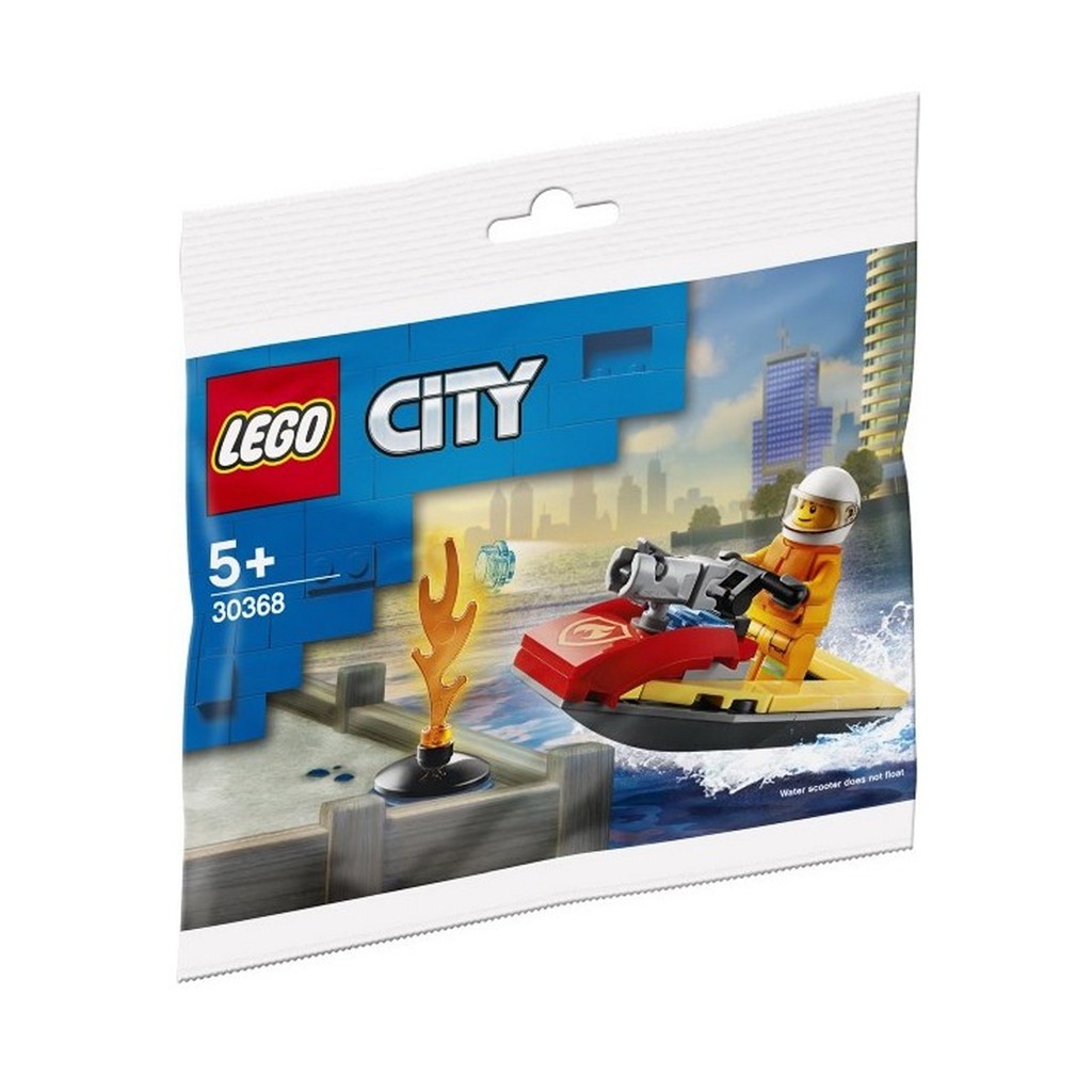 30368 : LEGO Fire Rescue Water Scooter Polybag | Shopee Thailand