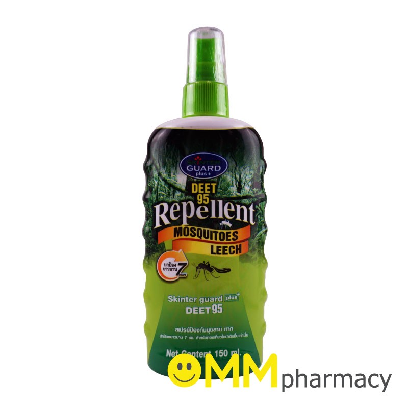 SKINTER GUARD plus+ Deet 95 Mosquitoes Repellent สกินเตอร์การ์ด สเปรย์ ...