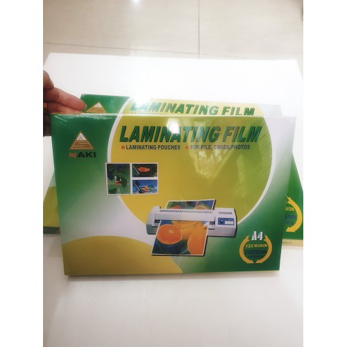 พลาสติกเคลือบบัตร Naki a4 100 แผ่น | Shopee Thailand