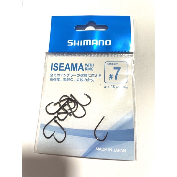 ตัวเบ็ดตกปลา SHIMANO ISEAMA WITH RING ของแท้จาก บ.อิสเทิร์น MADE IN JAPAN | Shopee Thailand
