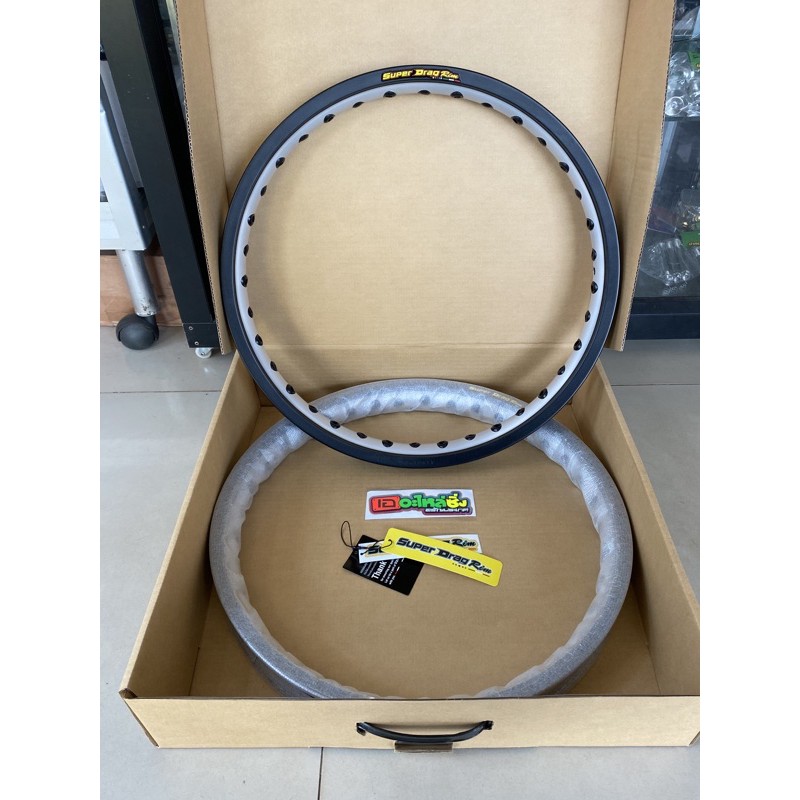 วงล้อเจาะตา Super Drag Rim 1 คู่แถมเสื้อ | Shopee Thailand