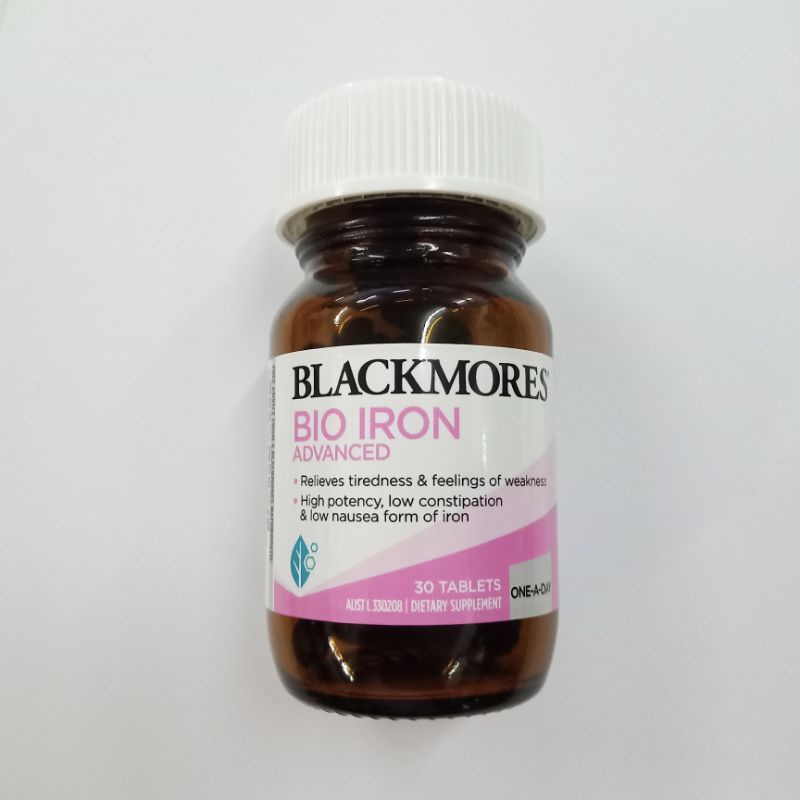 Blackmores Bio Iron Advanced 30 Tablets แบล็คมอร์ ไบโอ ไอรอน 30 เม็ด ...