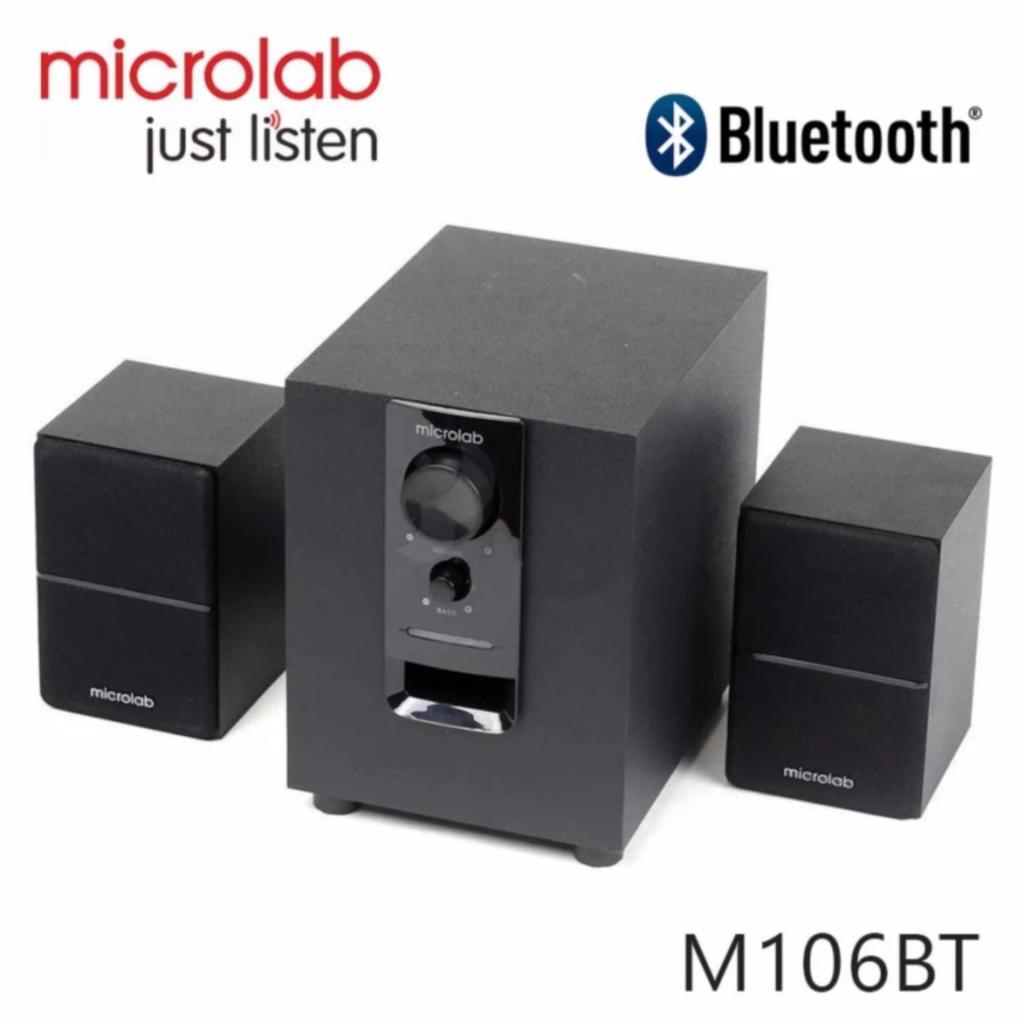 Microlab รุ่น M-100BT ลำโพงคอมพิวเตอร์ บลูทูธ 2.1 (สีดำ) Microlab M100BT ลำโพงบลูทูธคุณภาพ ...