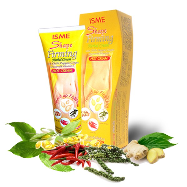 Isme Firming Body Herbal Cream 120 g. ครีมสมุนไพร สูตรร้อน กระชับผิวเนียน | Shopee Thailand