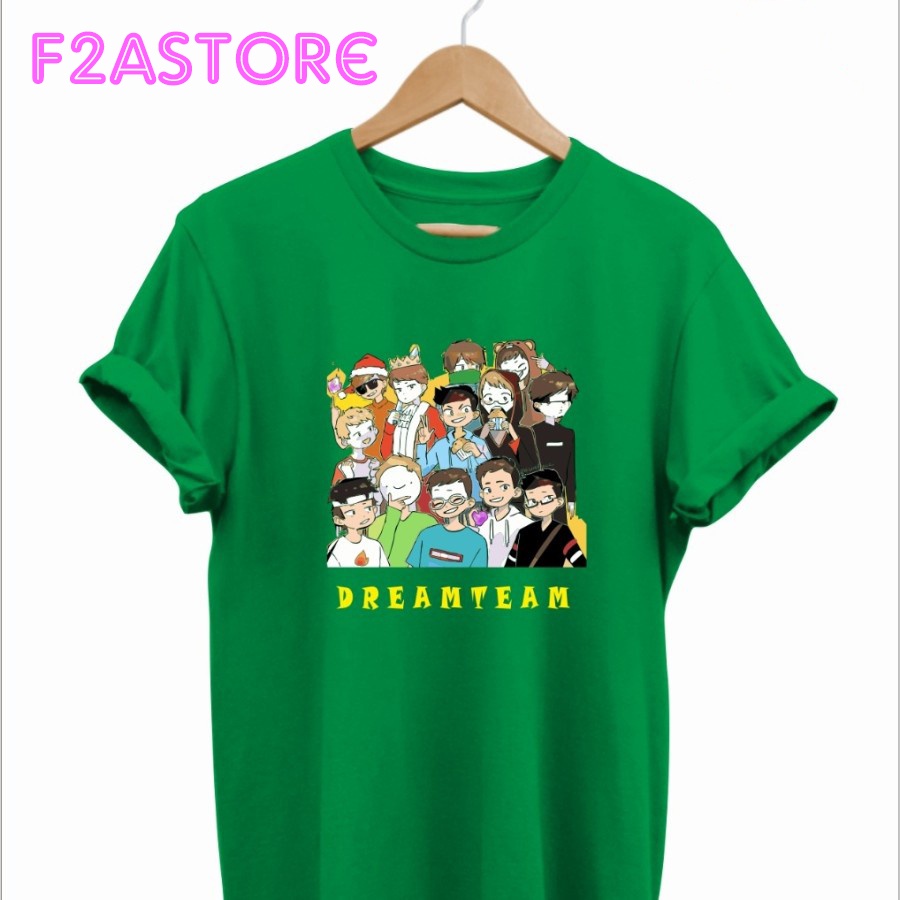 เสื้อยืด Minecraft DREAM TEAM FULL MEMBERS - DREAM SMP TSHIRT F2ASTORE ...