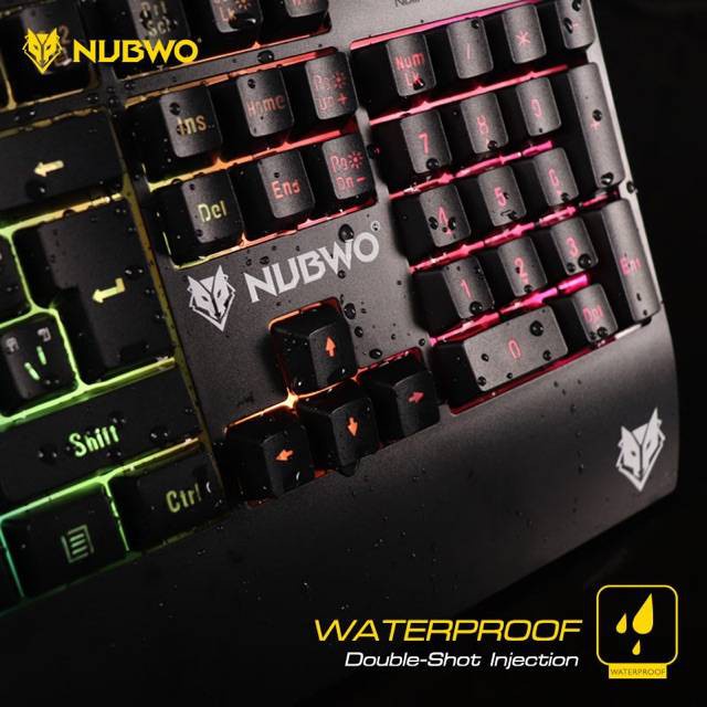 NK-30 GAMING KEYBORD เกมส์มิ่งคีย์บอร์ด Rubber dome switch NUBWO Vakant NK-30 | Shopee Thailand
