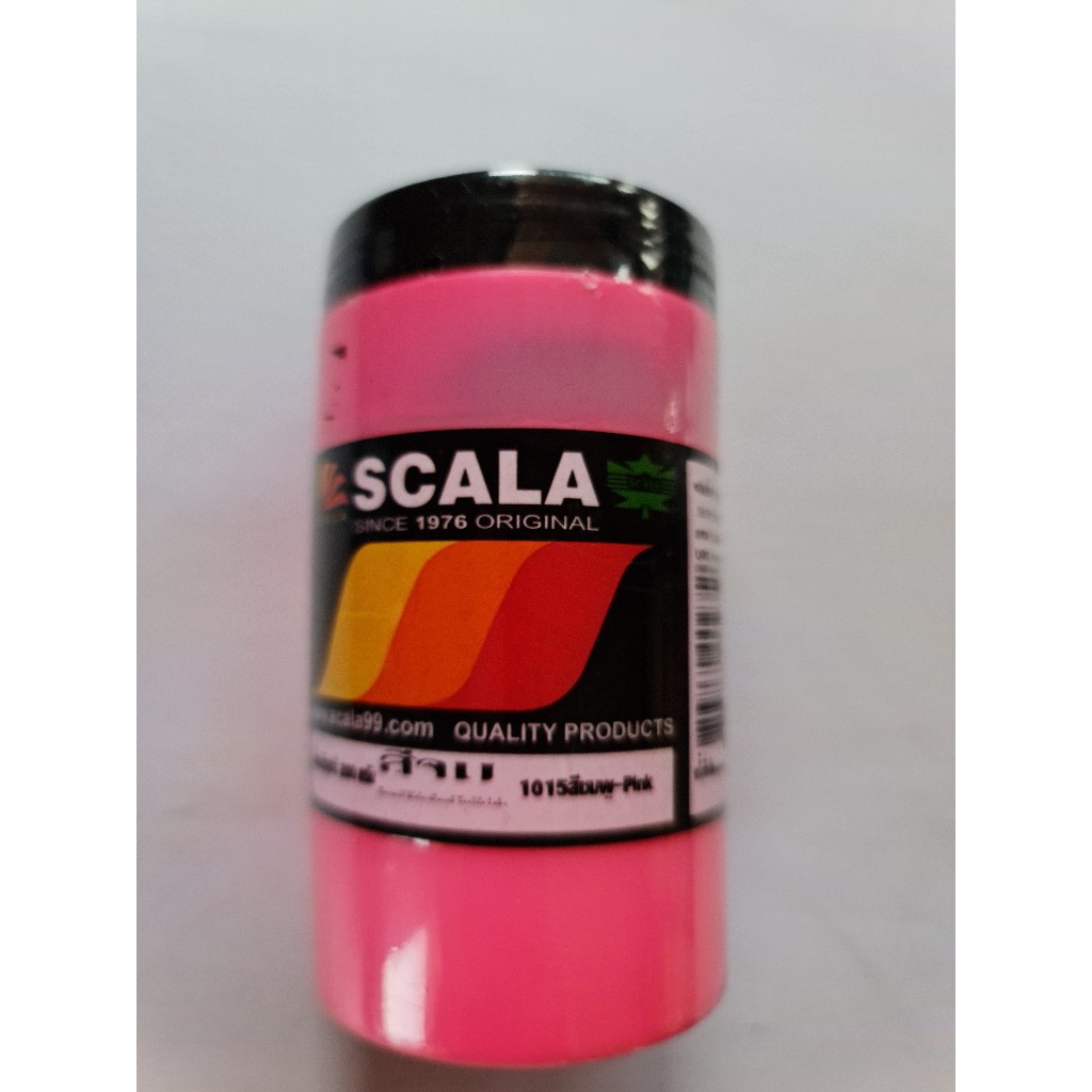 Scala สีสกรีนเสื้อ สีจม ขนาด 0.2kg ( Cloth Painting , Screening 's Colour ) (1 ขวด) | Shopee ...