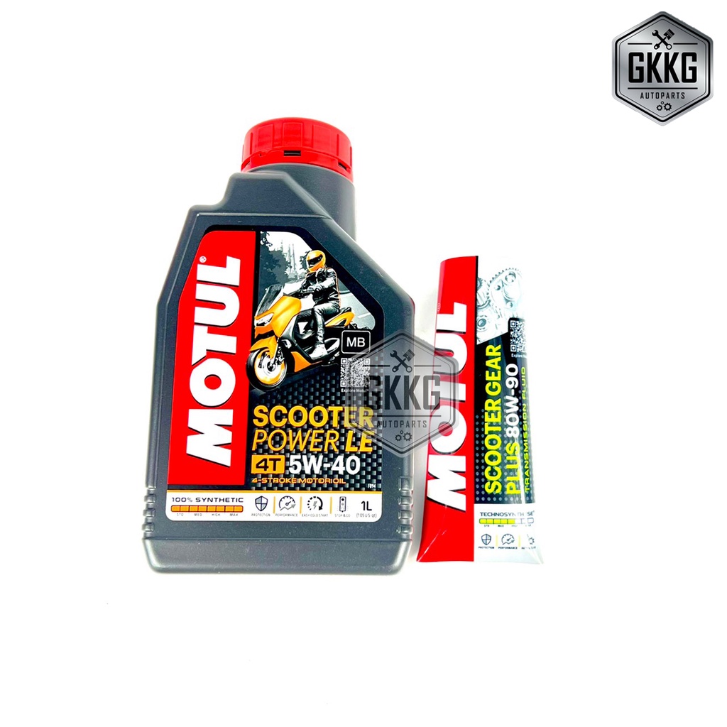 MOTUL SCOOTER POWER LE SAE 5W-40 MB น้ำมันเครื่องสังเคราะห์แท้ 100% ...