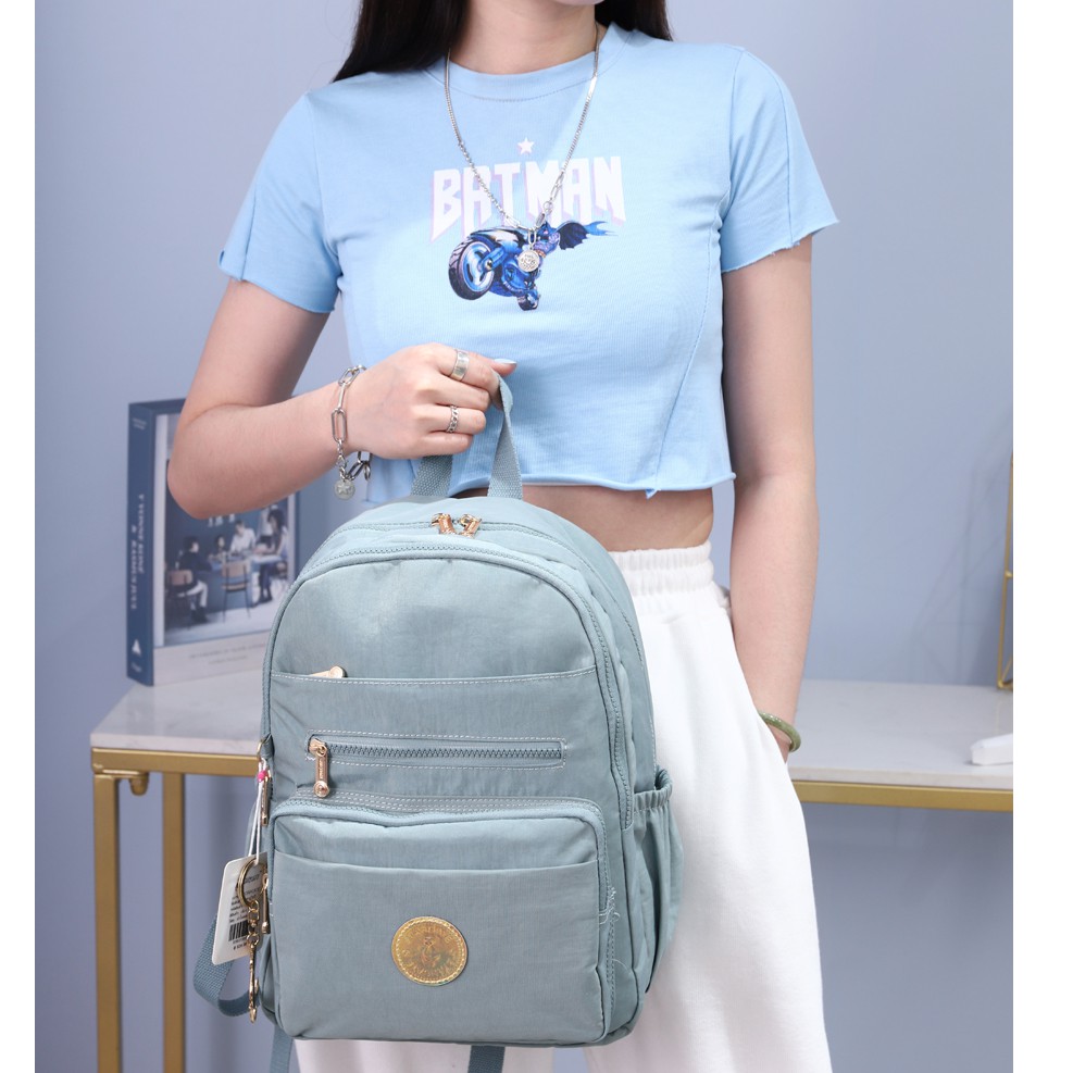 แบบใหม่ กระเป๋าเป้ STARCATE-S335 สีพื้น มีหลายช่อง ใส่เรียน ใส่เที่ยวได้ ใส่ได้ทุกสไตล์ พร้อมส่ง ...