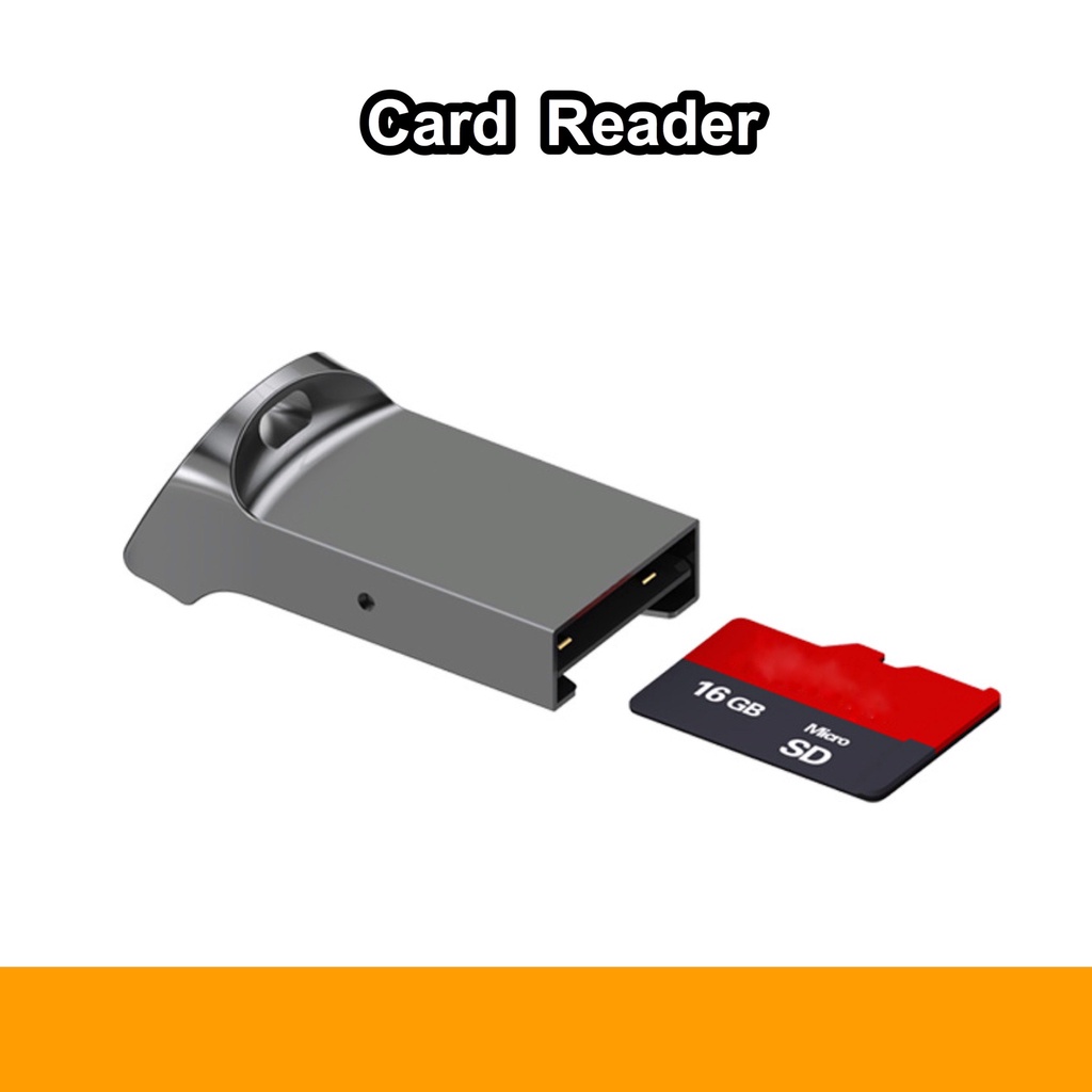 Card Reader Mini Micro SD TF Mini USB TF Memory การ์ดรีดเดอร์ พกพา เล็ก จิ๋ว Cardreader Microsd ...
