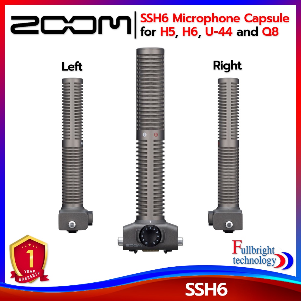 ไมโครโฟน Zoom SSH6 Microphone Capsule for H5, H6, U-44 and Q8 รับประกัน ...