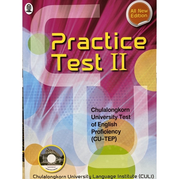 9786163056122 CU-TEP PRACTICE TEST II (LINK SOUND) | Shopee Thailand