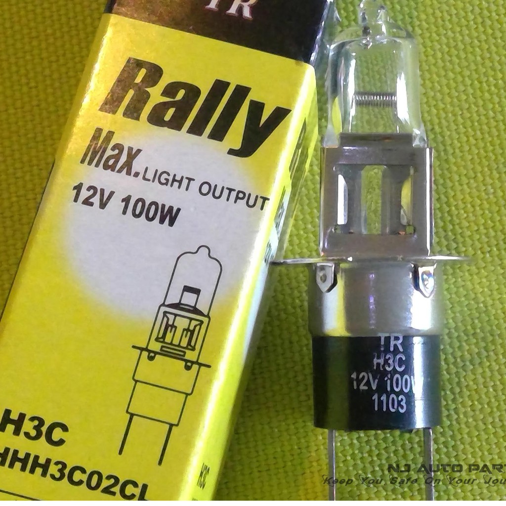 หลอดไฟหน้ารถยนตร์ H3C 12V 55W 100W PK22D Halogen Headlight Bulb (Clear ...