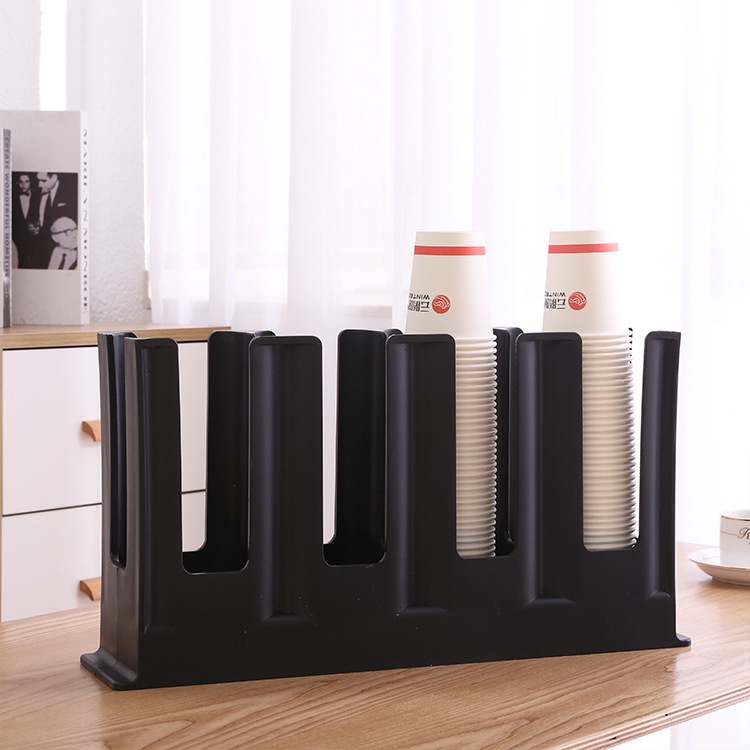 Daily U 4 Grids Coffee Cup Dispenser Disposable Paper Holder Organizer ...