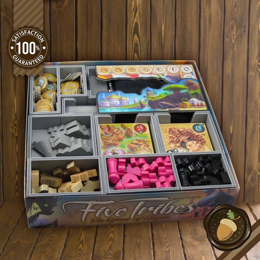 [Accessory Board Game] Folded Space Organizer: Five Tribes ที่จัดเก็บของในกล่องบอร์ดเกม ...