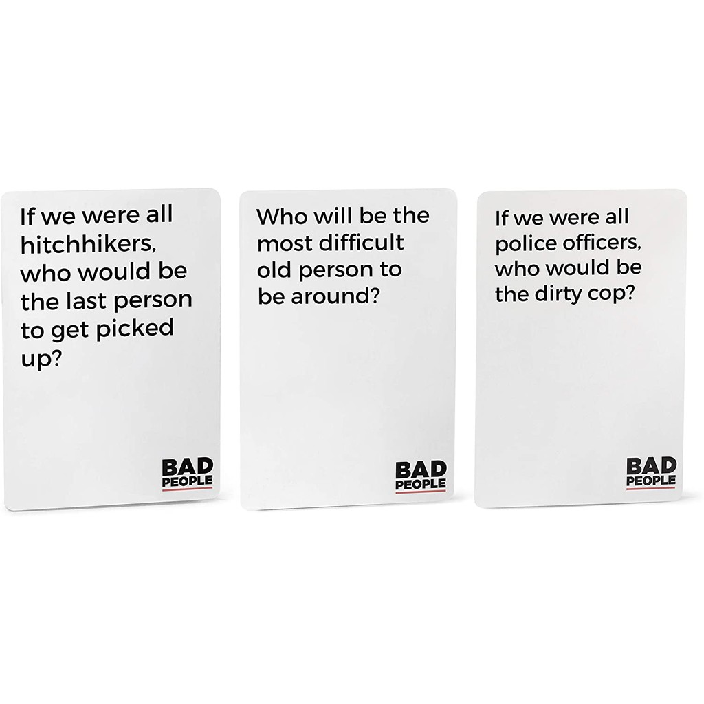 Bad people : Bad choices Board game - บอร์ดเกม คนนิสัยไม่ดี กระชับความ ...