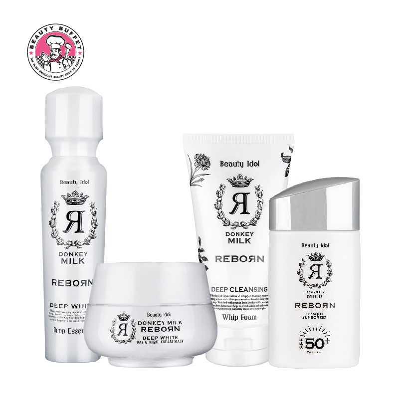 [เซทราคาพิเศษ] BEAUTY BUFFET BEAUTY IDOL DONKEY MILK REBORN บิวตี้ ไอดอ ...