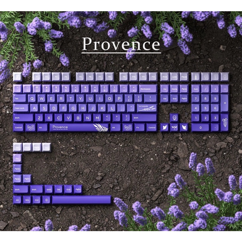Akko Provence Keycap Set 127-key PBT Dye-Sublimation JDA Profile ...