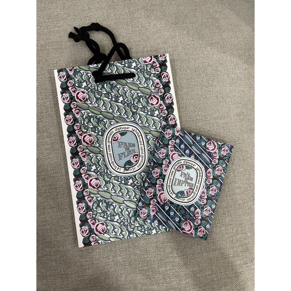 Diptyque Paris en Fleur Map & Paper Bag แผนที่ปารีส ถุงกระดาษ | Shopee ...