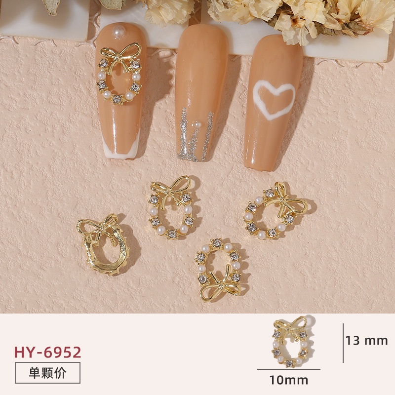 อุปกรณ์ตกแต่งเล็บ เพชรอัลลอย รูปหมี สําหรับตกแต่งเล็บ | Shopee Thailand