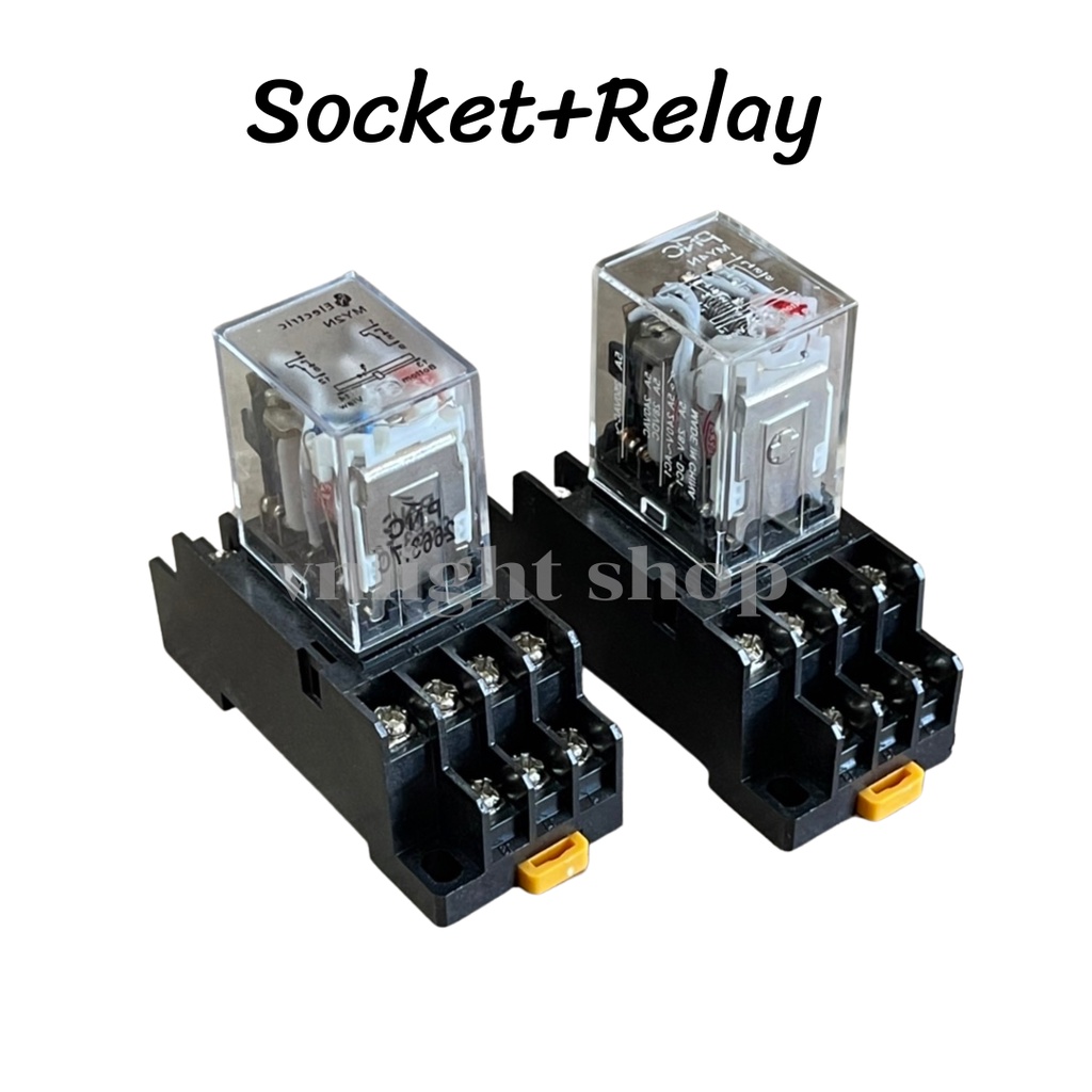 รีเลย์ ซ๊อคเก็ต RELAY my2 my2n my2n-gs my4n my2n+socket my4n+socket ...