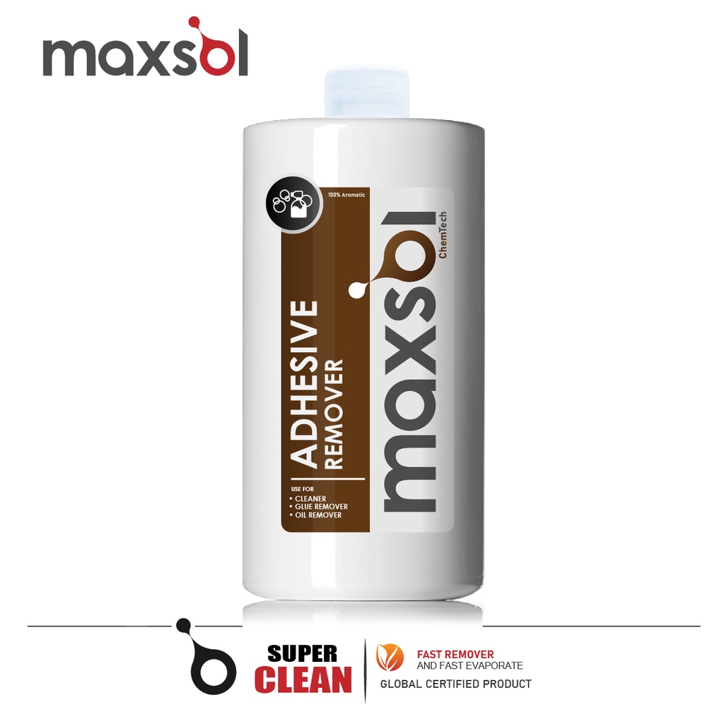 Maxsol Adhesive Remover : ผลิตภัณฑ์ลบคราบฝังแน่นและคราบกาว ขนาด 1000ml | Shopee Thailand
