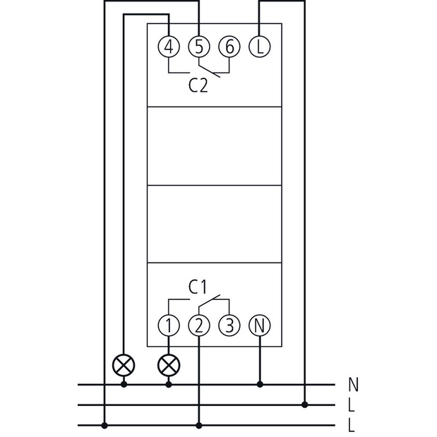 ไทม์เมอร์ theben TR612 top3 Time and light control Digital time ...