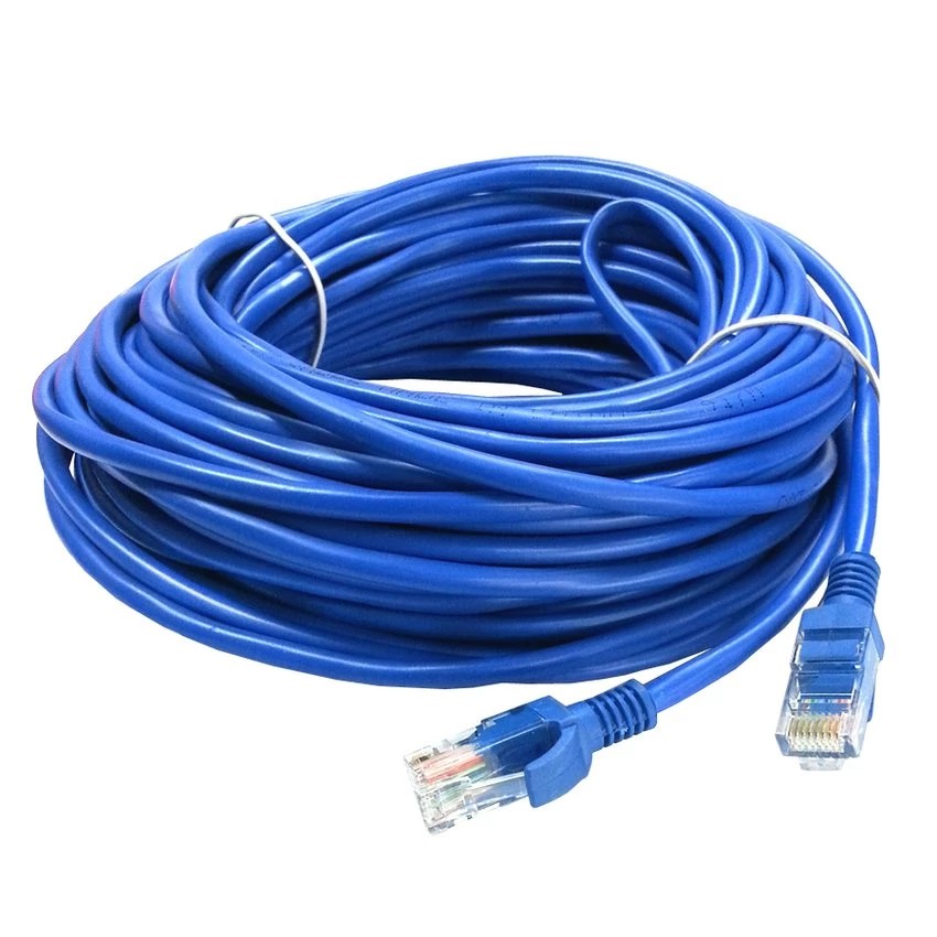 UTP Cable Cat5e 30M สายแลนสำเร็จรูปพร้อมใช้งาน ยาว 30 เมตร (Blue ...