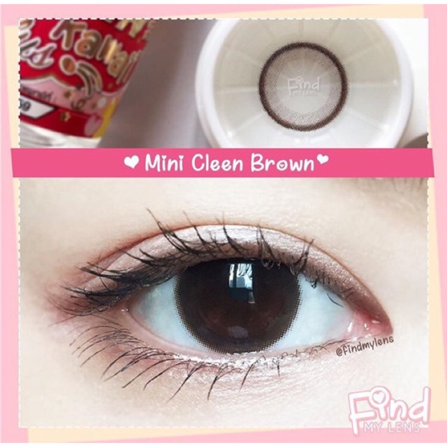 Mini clean brown พร้อมส่งค่าสายตา (kittykawaii) | Shopee Thailand