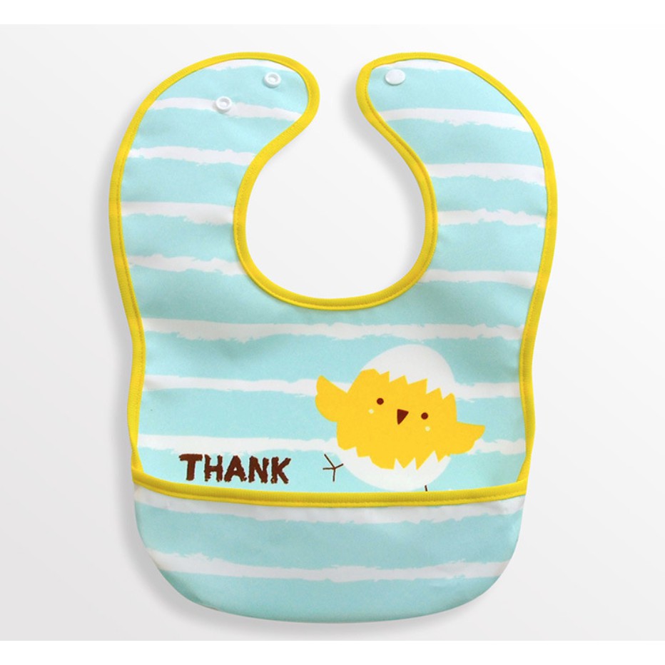 (มีถาดรองเศษอาหาร) ผ้ากันเปื้อนกินข้าว รับประทานอาหาร กันน้ำกันเปียก ...