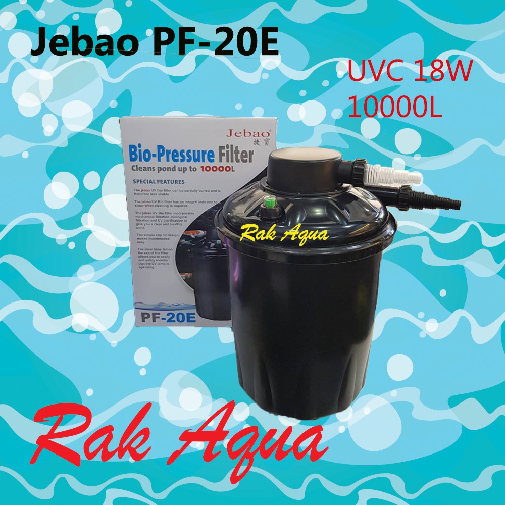 ถังกรองนอก พร้อมยูวี Jebao PF-20E Bio-Pressure Filter ขนาด 10000 ลิตร ...