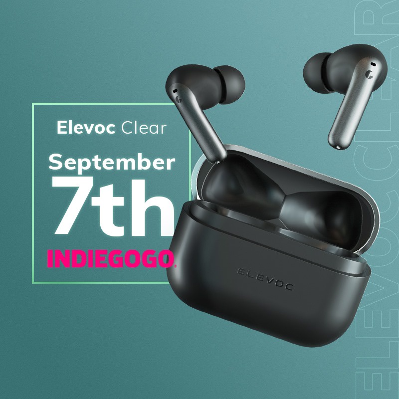แถมแท่นชาร์จหรือหัวชาร์จ+ส่งฟรี Elevoc Clear หูฟัง TWS ไมค์ 6 ตัว คุยชัด มี Ambient Mode กันน้ำ ...