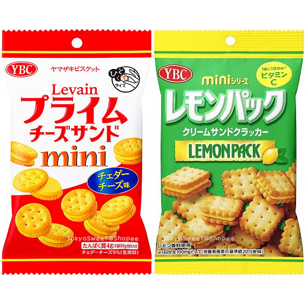 YBC mini Levain Prime 50g / Lemon Pack 45g แครกเกอร์ชีส รสชีส หอมชีส กรอบ อร่อย จากญี่ปุ่น ...