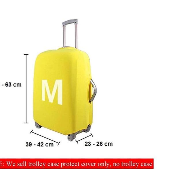 ♨ ยืดหยุ่น/ยืดหยุ่น PLAIN FABRIC SUITcase PROTECTOR LUGGAGE COVER SIZE ...