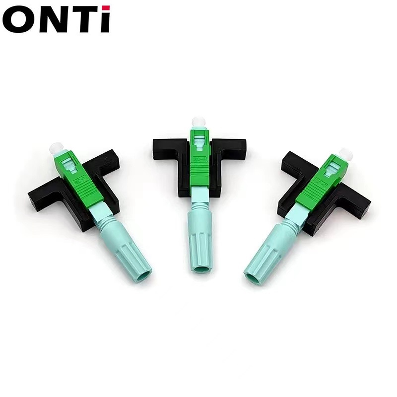 10PCS คุณภาพสูง SC APC/UPC SM Single-Mode Optical FTTH เครื่องมือเย็น Connector เครื่องมือไฟ ...