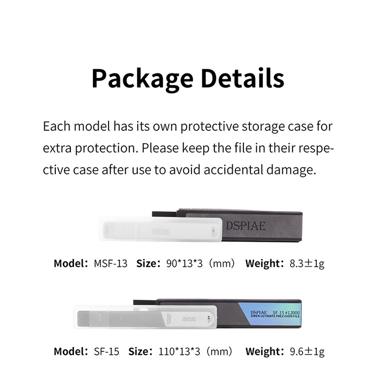 SF-15, MSF-13 ตะไบแก้วนาโน ลบรอยเกท SIREN ULTIMATE PRECISION FILE | Shopee Thailand