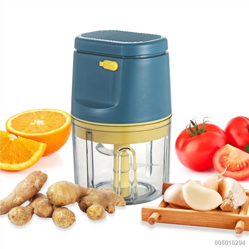 Electric Food Chopper Processor Mini Onion Choppers 3 Sharp Blades ...