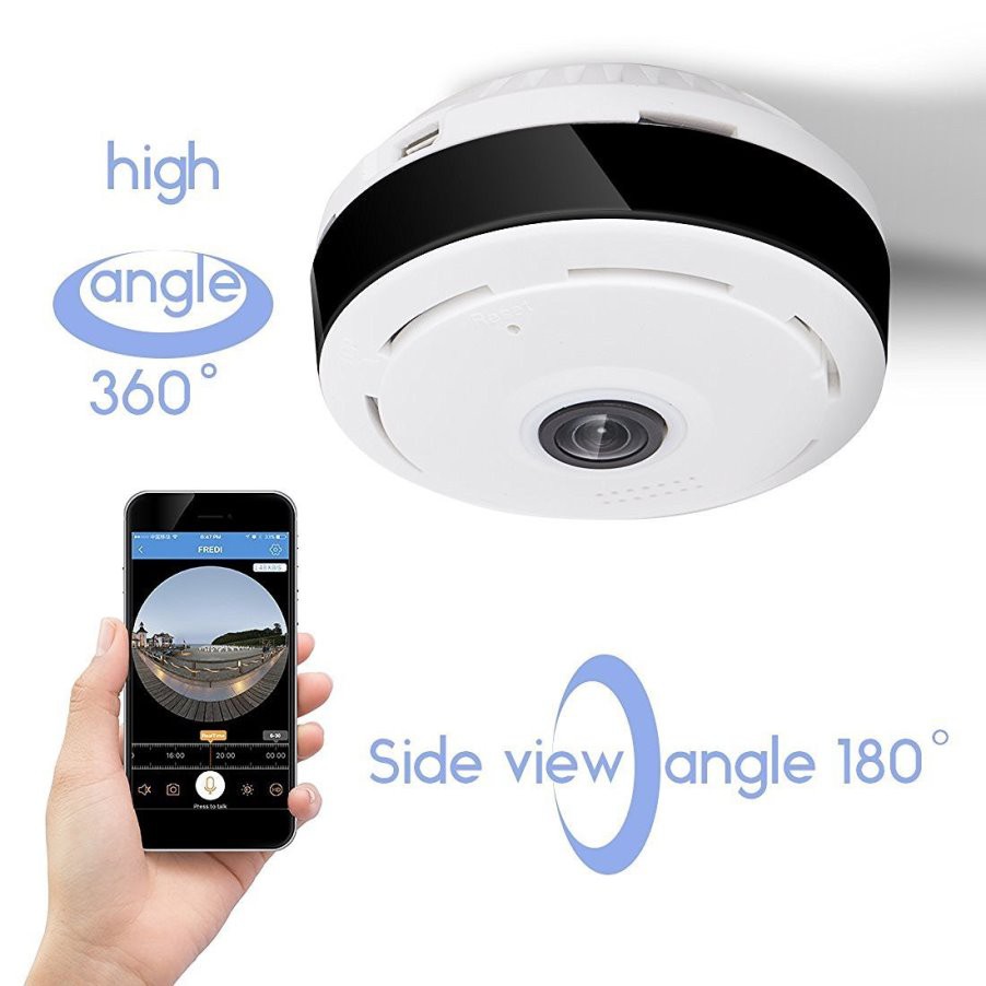 กล้อง IP Camera 360 องศา Panoramic Camera (VR Camera mini) | Shopee ...