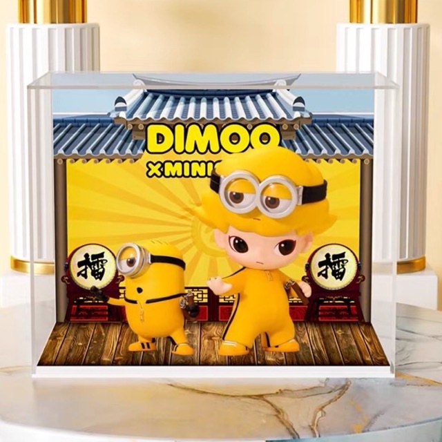 กล่องอคิลิคสำหรับใส่โมเดล รุ่น DIMOO X MINION | กล่องใส่ Model ของสะสม ...