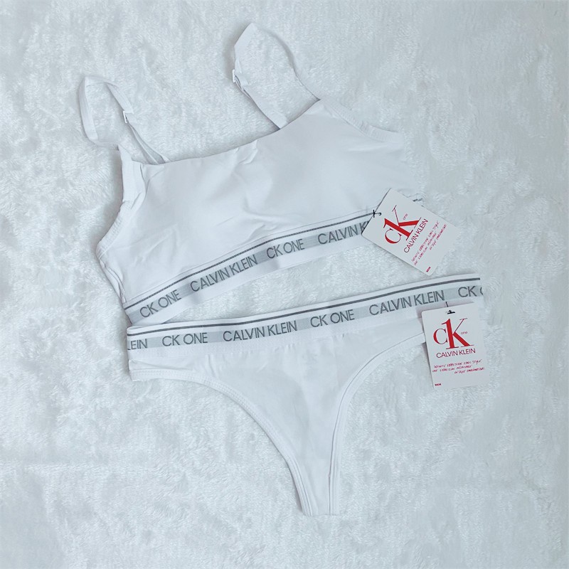 พร้อมส่ง！！ CK ONE Bra Braletteชุดชั้นใน ผู้หญิง กางเกงชั้นใน เซตชุดชั้น ...