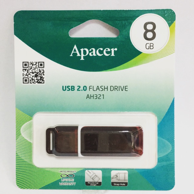 แฟลชไดร์ฟ8GB/USB Flash Drive 8GB Apacer ของแท้รับประกันศูนย์ | Shopee Thailand