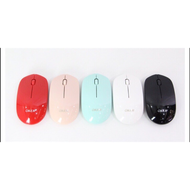 OKER WIRELESS MOUSE รุ่น M681 เมาส์ไร้สาย ไร้เสียง Silent Keys | Shopee ...