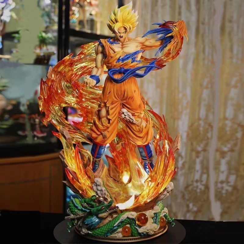 Dragon Ball Son Goku Figure with LED | Shopee Thailand
