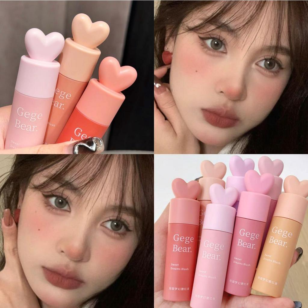 Gege Bear Liquid Blush, Liquid Blusher, Bunny Ear Blush, Juicy Cheeks ...