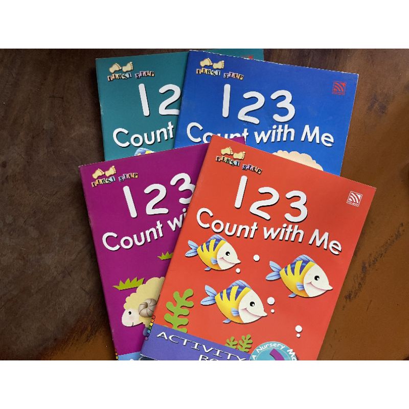 ลดล้าง สต๊อก หนังสือคณิตศาสตร์ -ภาษาอังกฤษ 123 count with me สำหรับหนูๆ ...