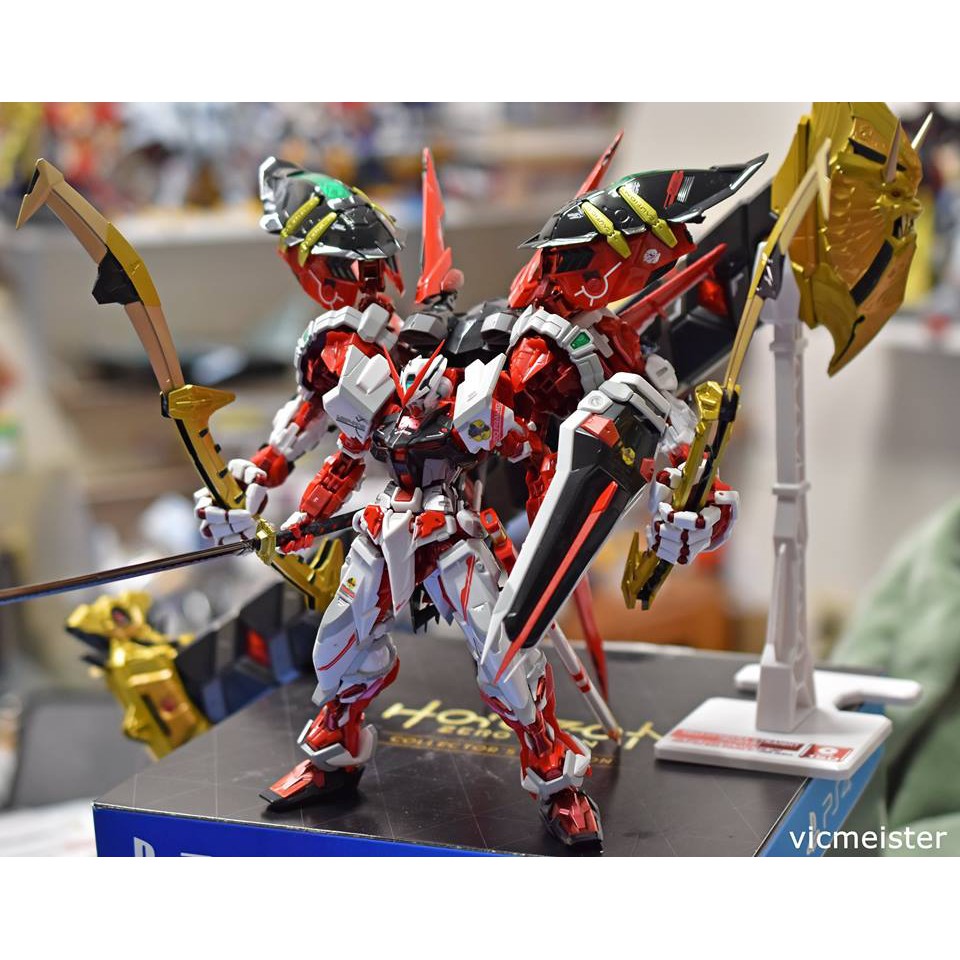 Metal Build MB Gundam Astray Red Frame + Powered Red & 150 Gerbera ...